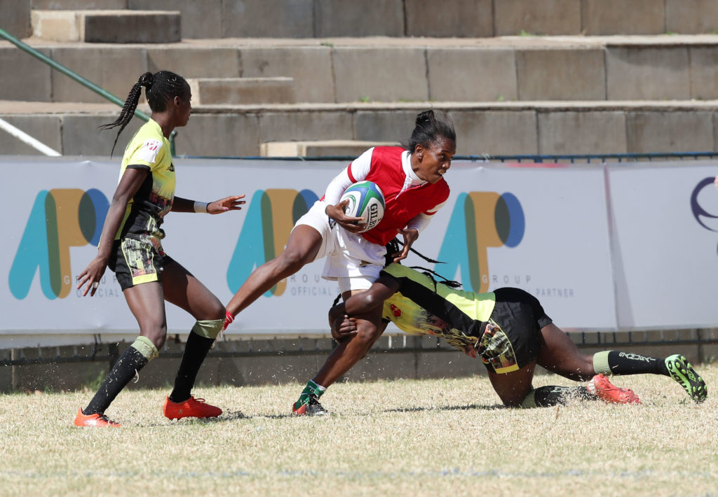 Rugby - 2019 Rugby Africa Womens Cup - Madagascar v Uganda - Bosman ...