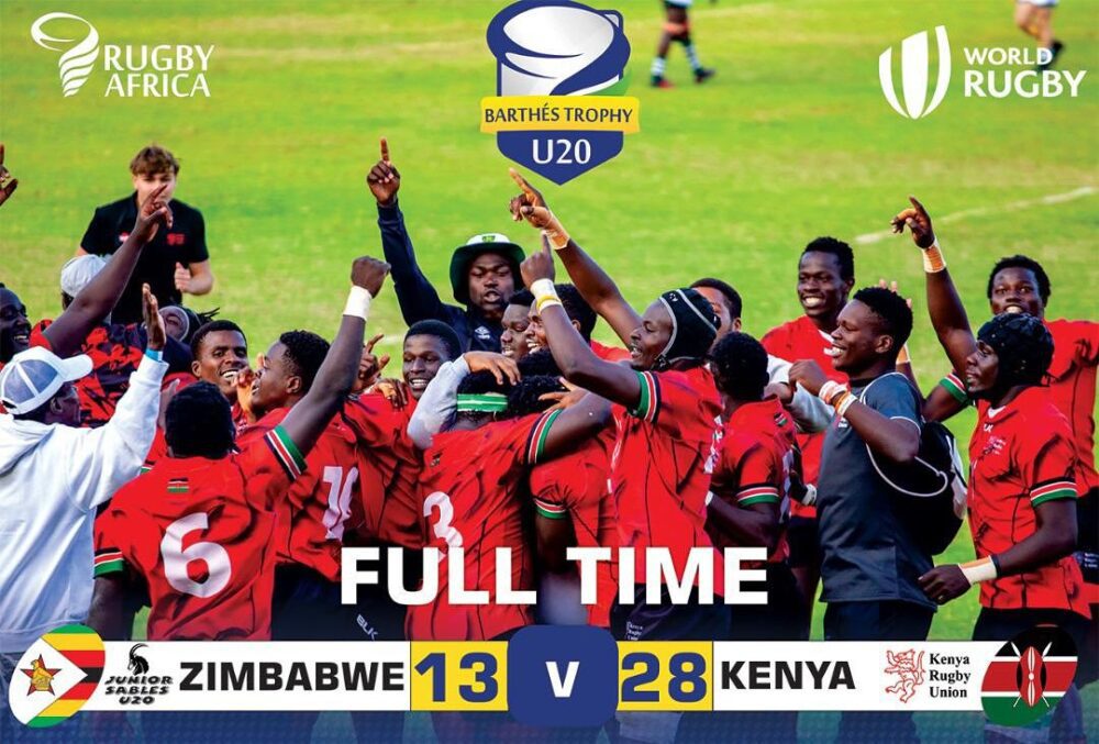 Kenya qualify for World Rugby U20 Trophy 2024 - Rugby Afrique